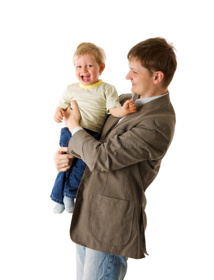 Happy father stock image. Image of interested, affectionate - 18492031