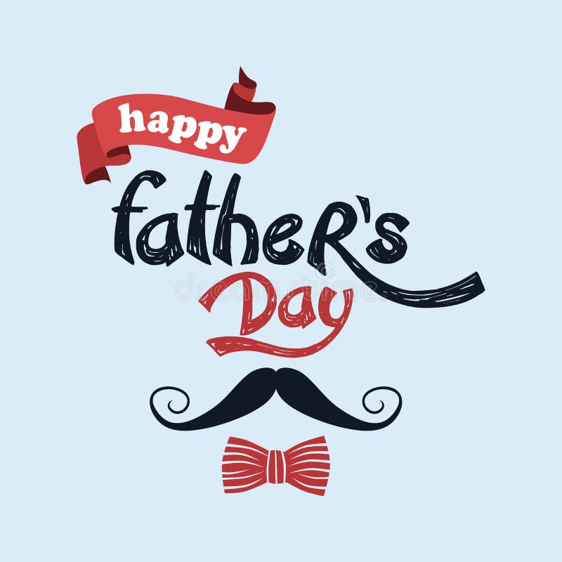 Happy father day stock vector. Illustration of cool, celebration - 66385225