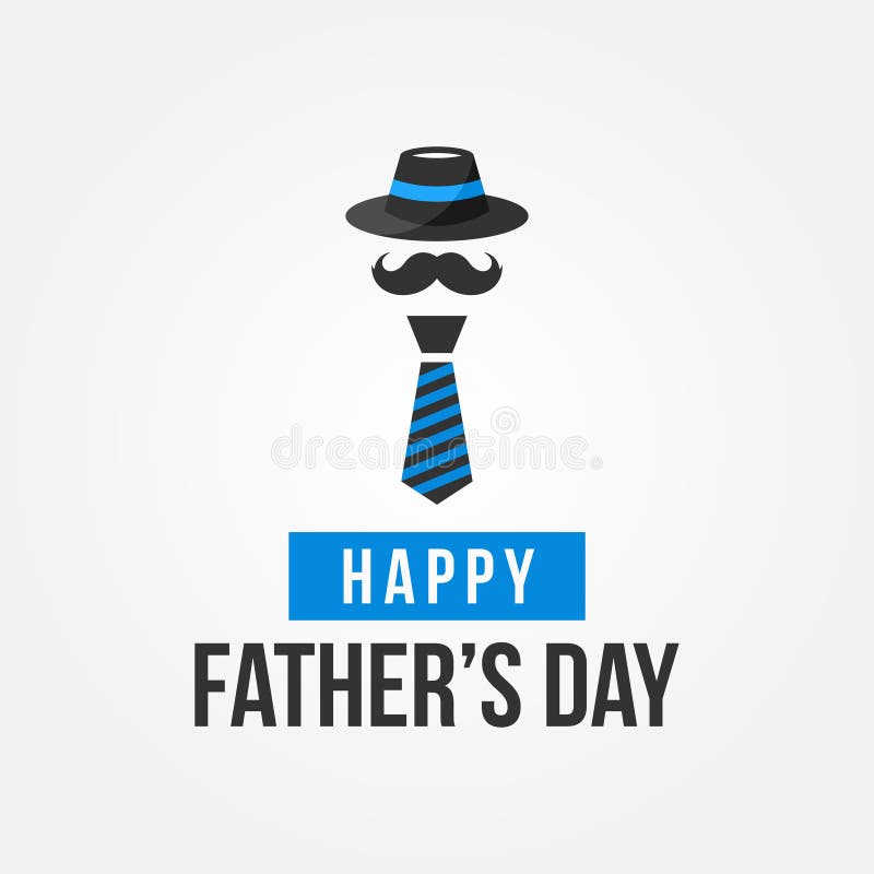 Happy Father Day Vector Design Illustration for Celebrate Moment Stock ...