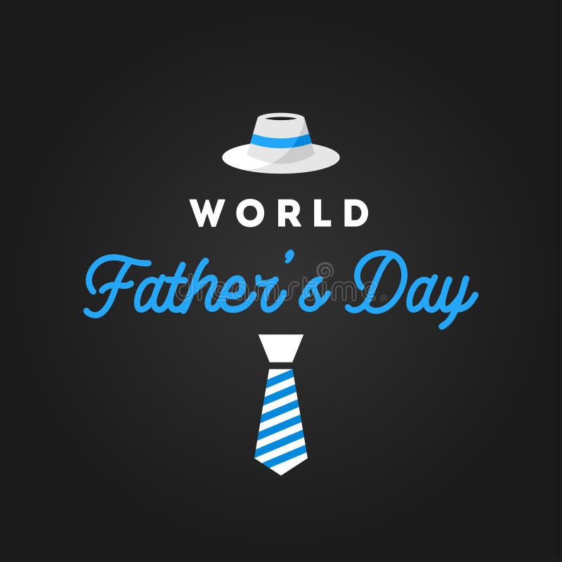 Happy Father Day Vector Design Illustration for Celebrate Moment Stock ...