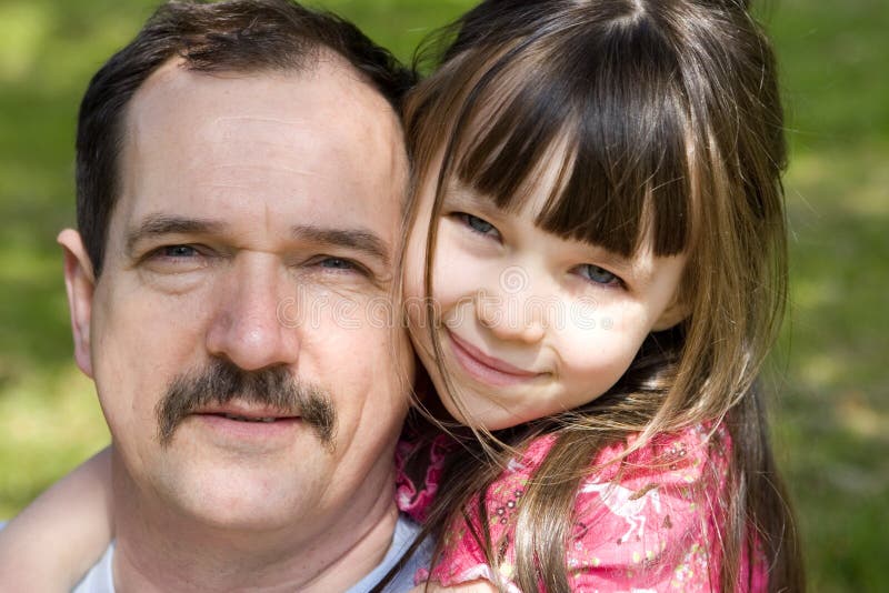 Father and dother stock photo. Image of happy, girl, blue - 803138