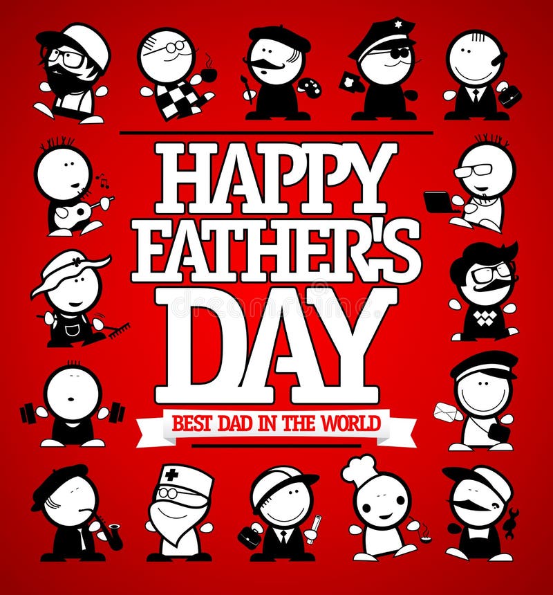 Different Dads Stock Illustrations – 148 Different Dads Stock ...