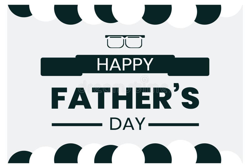 Happy Father S Day Design Templet Vector Stock Vector - Illustration of ...