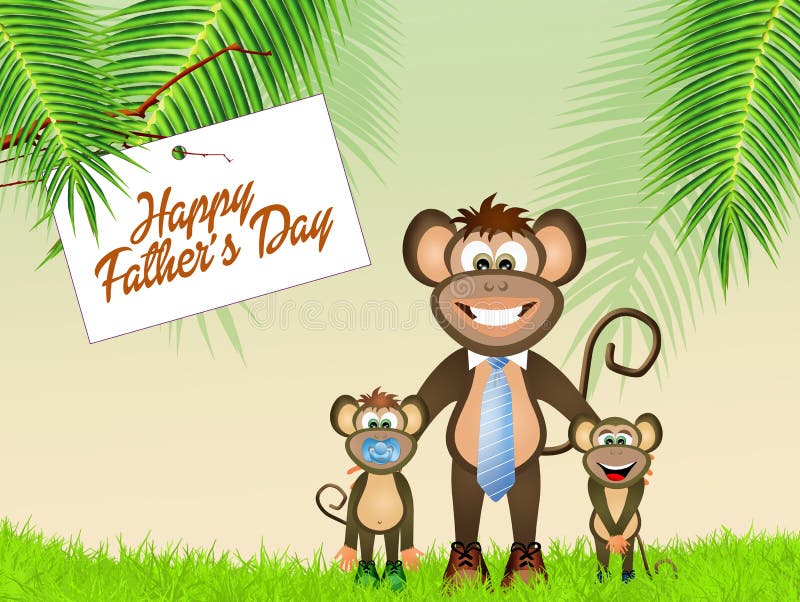 Happy father s day stock illustration. Illustration of cute - 52867673