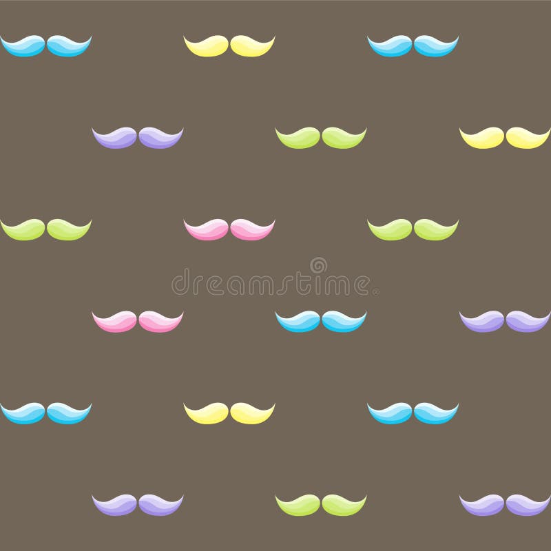 Happy Father S Day with Moustache Seamless Pattern Stock Vector ... Happy Father S Day with Moustache Seamless Pattern Stock Vector ...