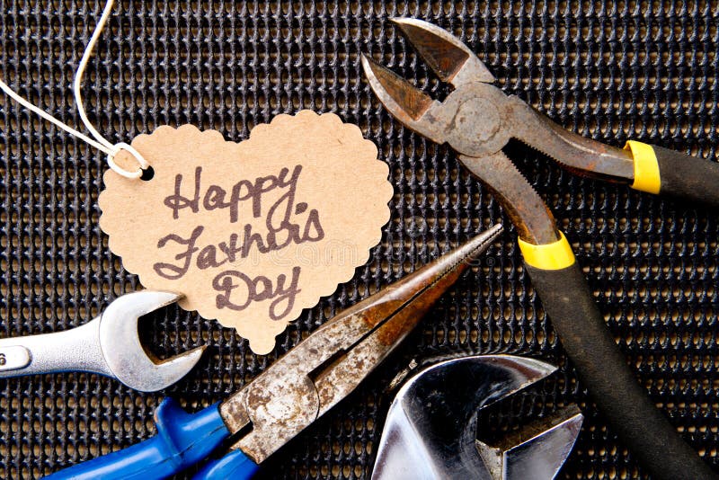 Happy Father`s Day - Tools stock image. Image of backgrounds - 92326157