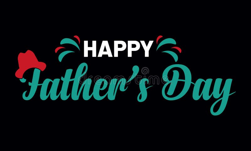 Happy Father S Day Typography T Shirt Design. Stock Vector ...
