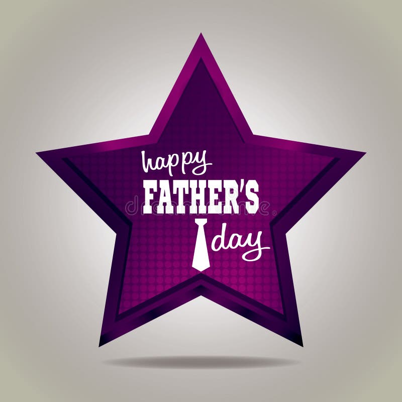 Happy Father S Day. Vector Illustration Decorative Design Stock Vector ...