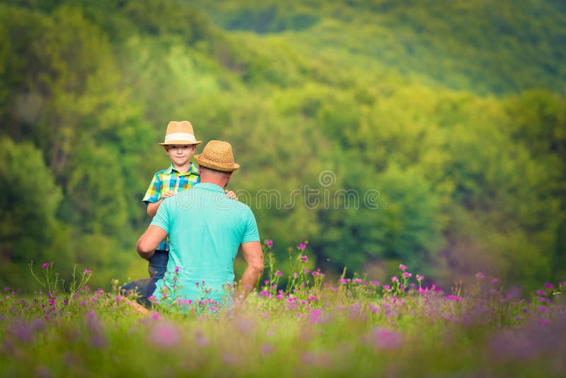 Happy Father and Son Time Concept Stock Image - Image of father, people ...