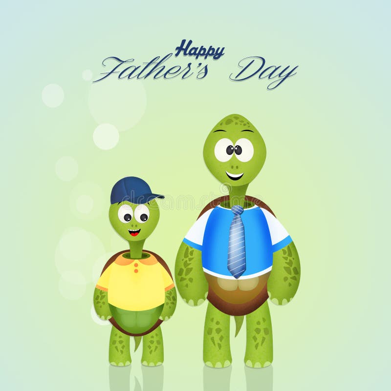 Happy fathers day stock illustration. Illustration of carefree - 70126686
