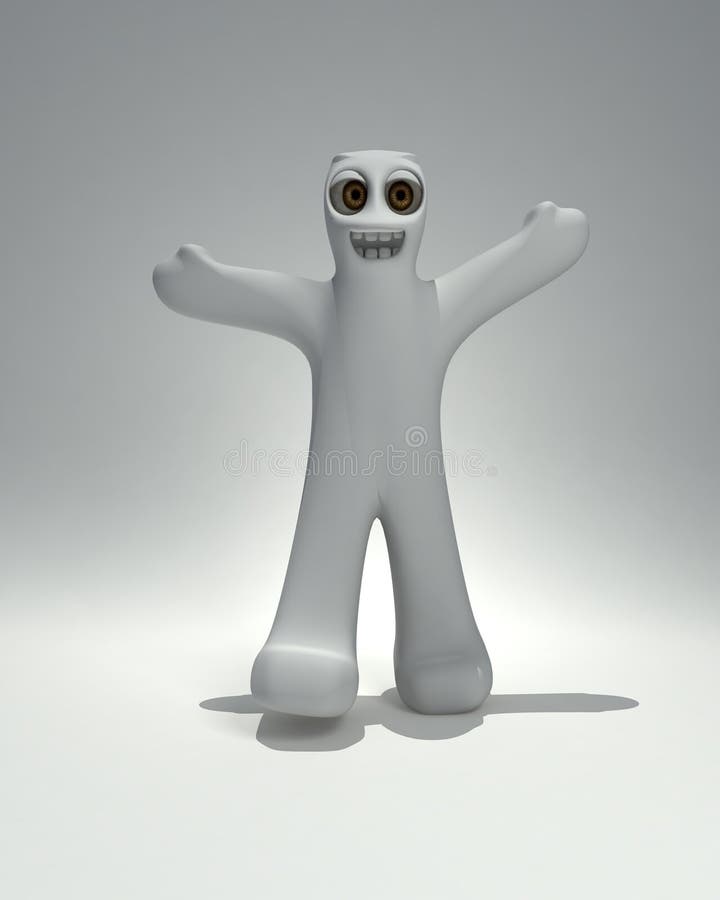 Happy figure stock illustration. Illustration of person - 7863231