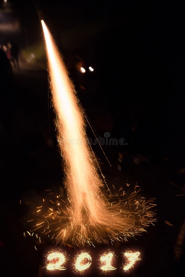Fireworks rocket launch stock photo. Image of event, firecracker - 28509400
