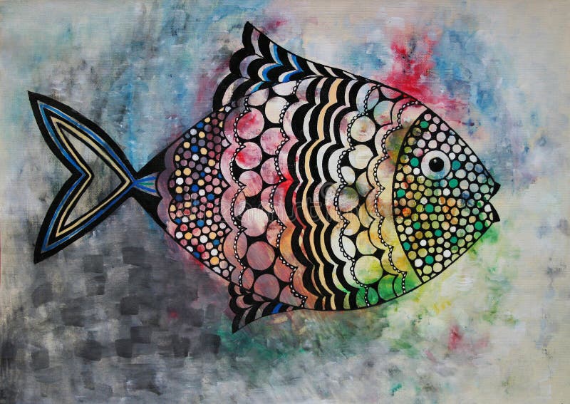 Happy fish stock illustration. Illustration of happy - 62784342