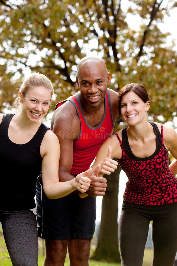 Happy Fitness stock photo. Image of smile, summer, people - 11664362