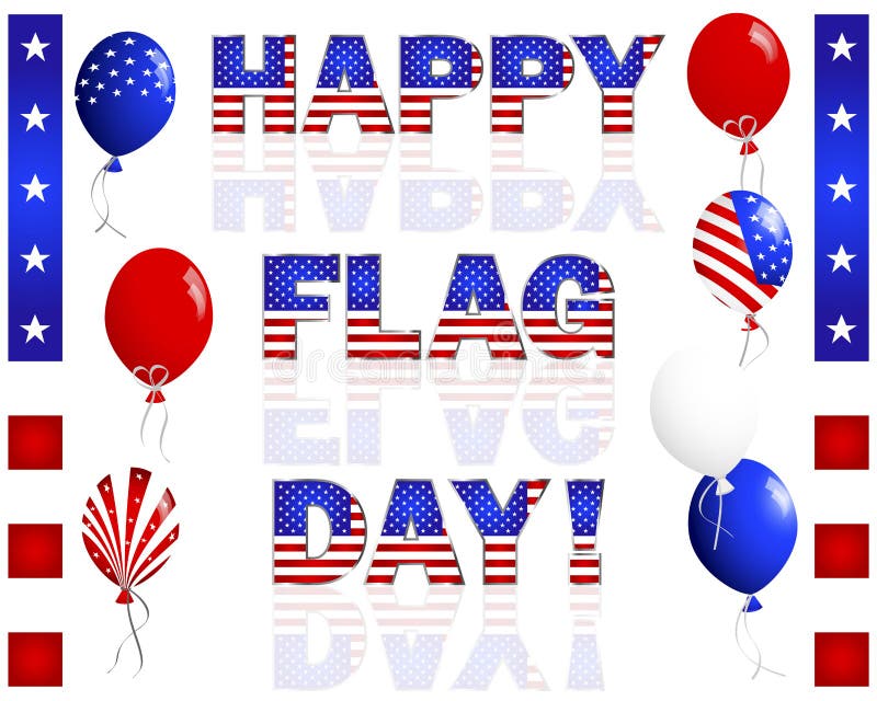 Happy Flag Day. stock vector. Illustration of america - 25028503