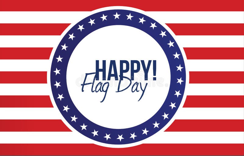 Flag Day Button stock illustration. Illustration of badge - 30645926