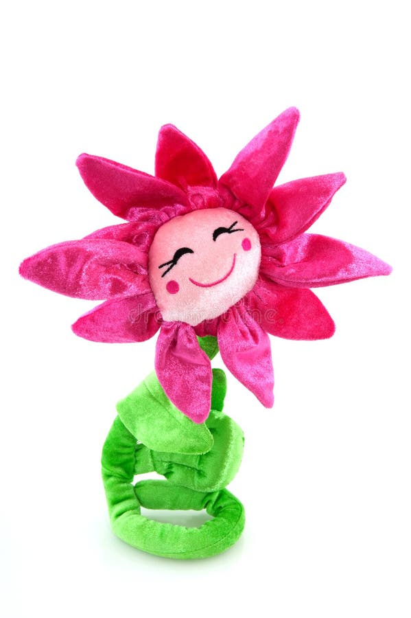Happy flower stock image. Image of happy, isolated, stuffed - 10978607