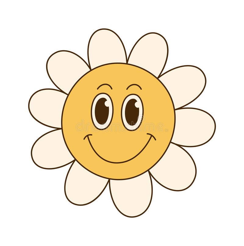 Happy Flower Character stock vector. Illustration of flower - 276211042
