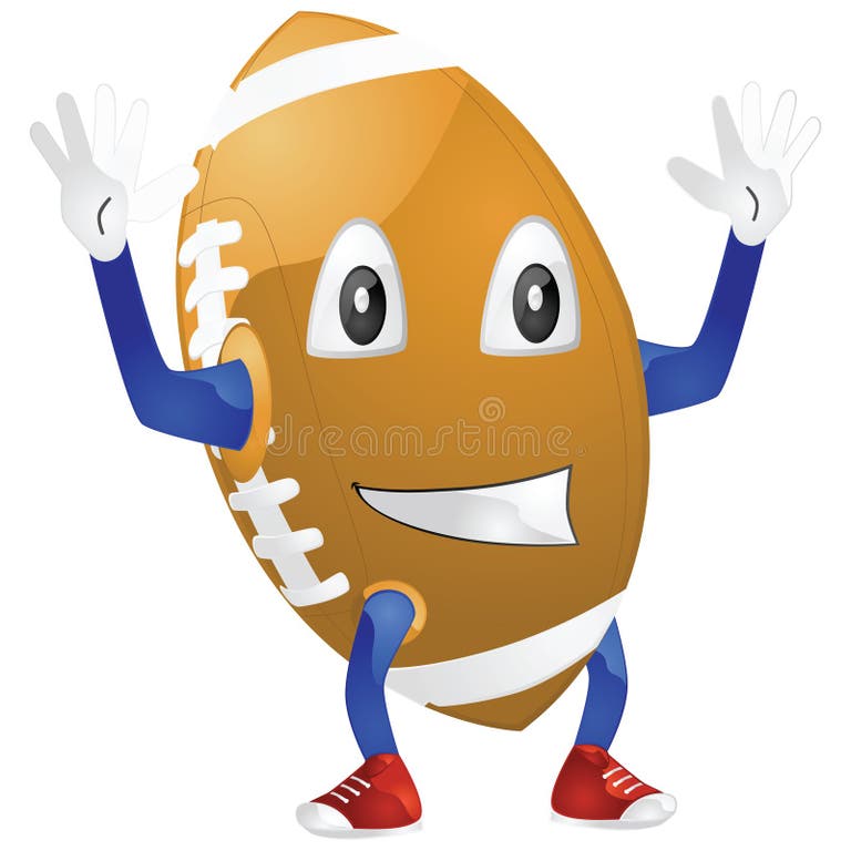 Happy football stock vector. Illustration of states, happy - 8308304