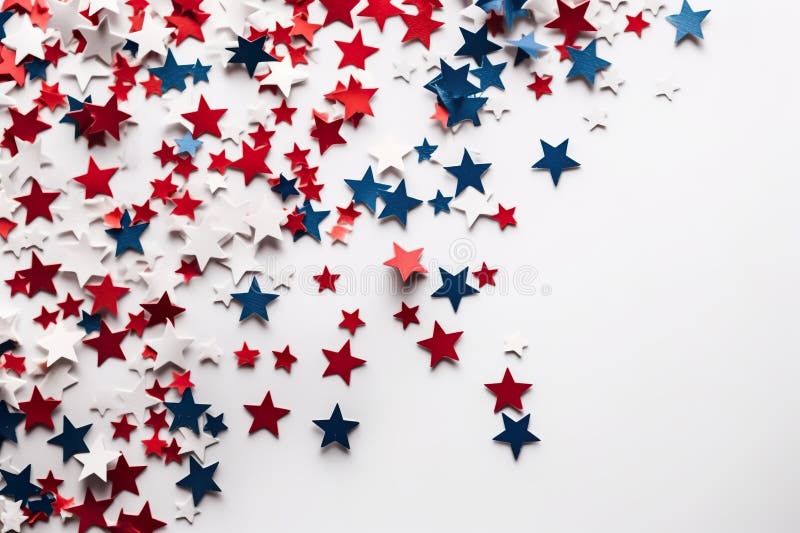 Happy Fourth of July Party Background. Generative Ai. Stock ...