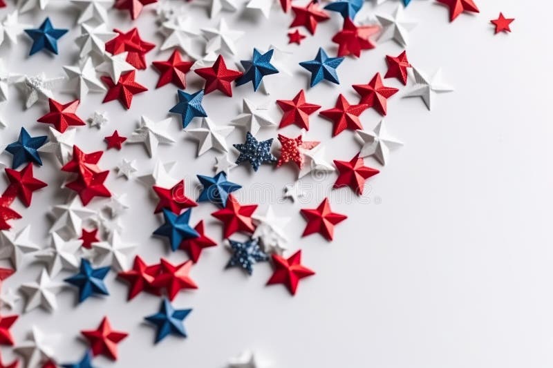 Happy Fourth of July Party Background. Generative Ai. Stock ...