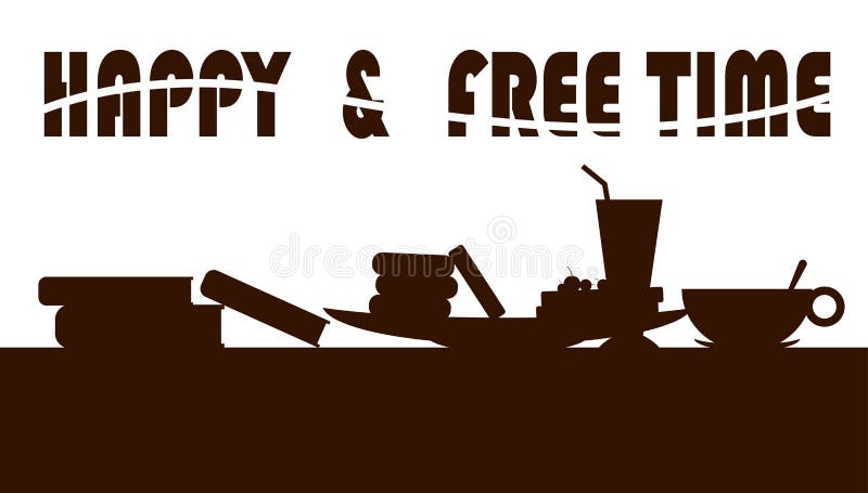 Happy and free time stock vector. Illustration of business - 74786829