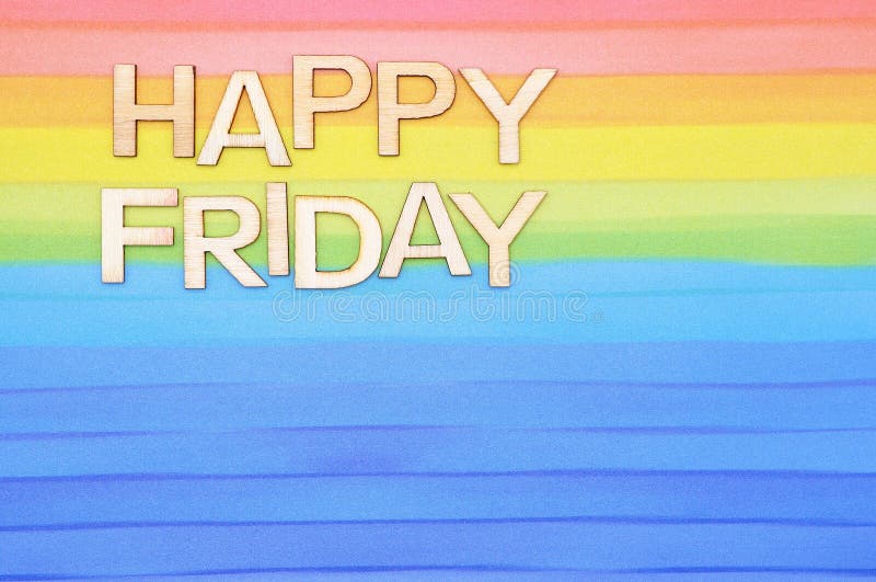 Happy friday banner stock image. Image of advertising - 362530697