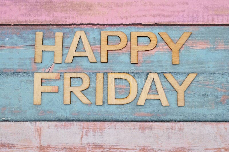 Happy Friday Illustration - Background Stock Image - Image of ...