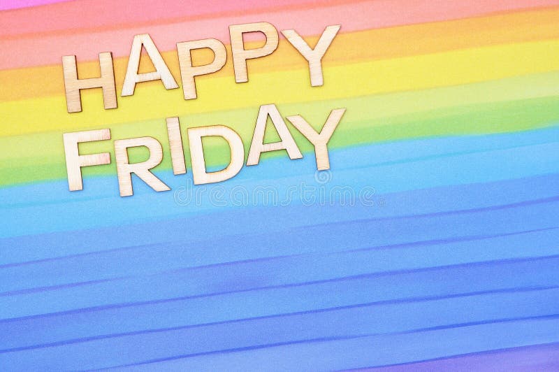Happy friday write stock photo. Image of sign, poster - 362530902