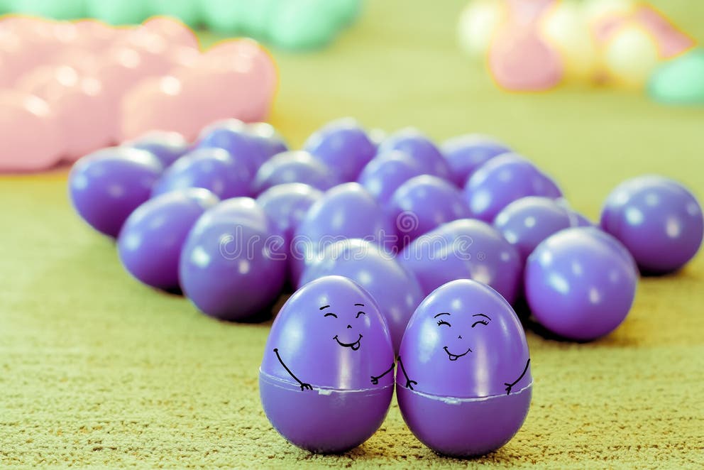 Happy Friend with Painted Smiley Stock Image - Image of love, paint ...