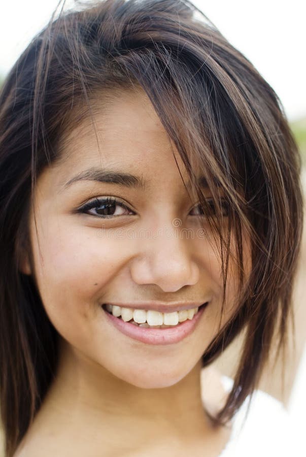 Happy Friendly Positive Smile Stock Photo - Image of attractive, cute ...