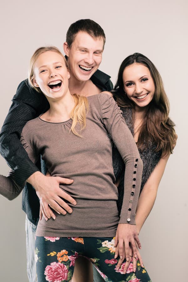 Happy Friends stock image. Image of smiling, together - 28873447