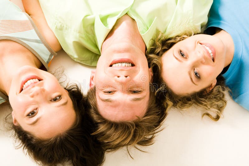 Happy friends stock photo. Image of handsome, cheerful - 6133842