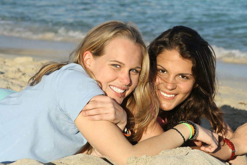 Happy friends stock photo. Image of female, smiling, relaxing - 614542