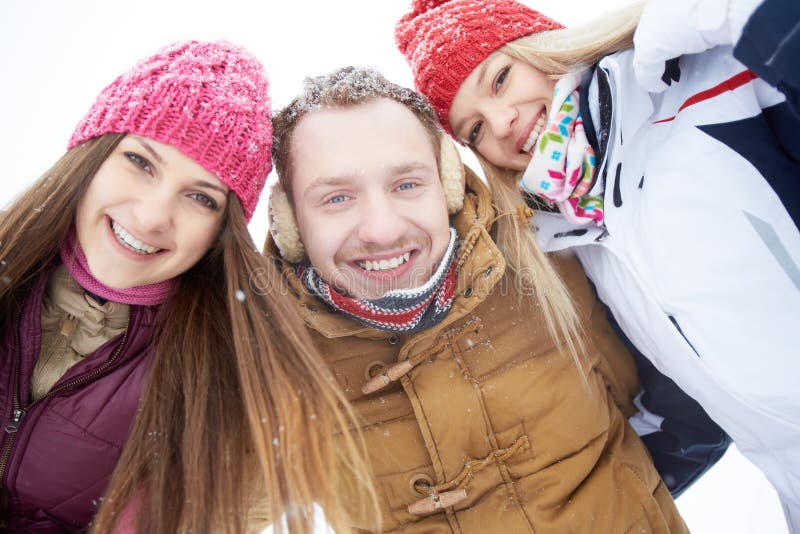 Happy friends stock photo. Image of looking, positive - 35197498