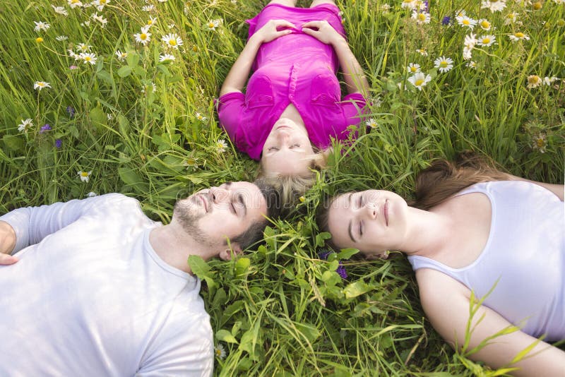 Happy Friends Spending Free Time Together in a Stock Photo - Image of ...