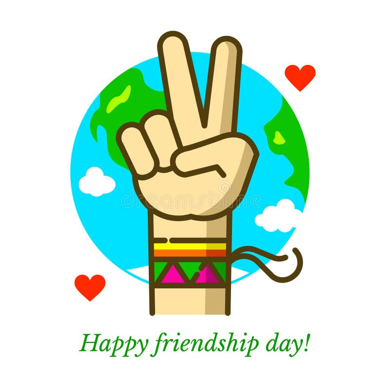 Peace Symbol Vector Illustration Stock Vector - Illustration of ...