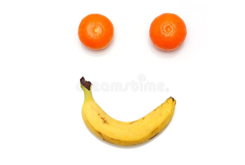 Happy Fruit Face stock image. Image of object, merry - 19186667