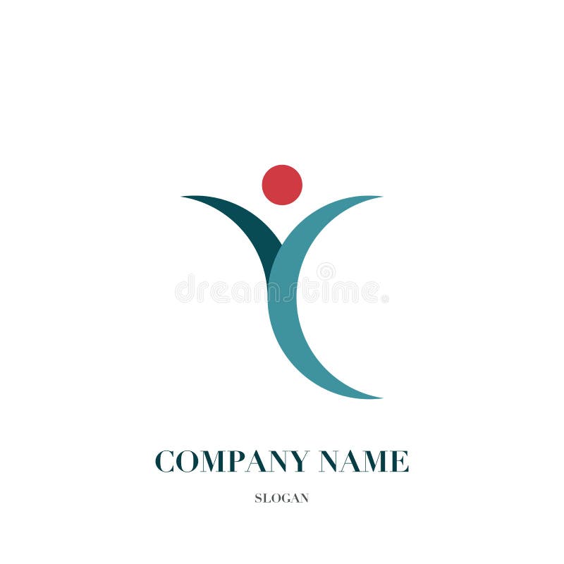 Happy Fun People, Healthy Life Logo, Icon Design Stock Vector ...