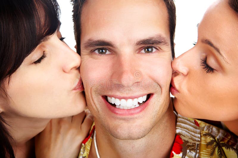 Funny People Kissing