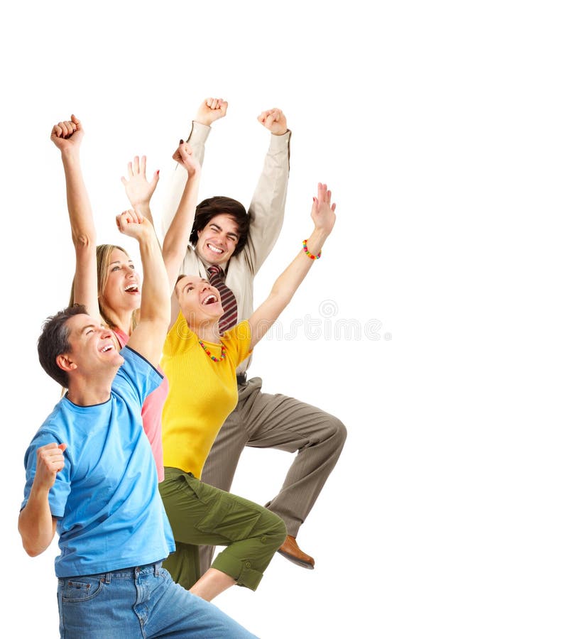 Happy funny people stock photo. Image of funny, crazy - 6442128