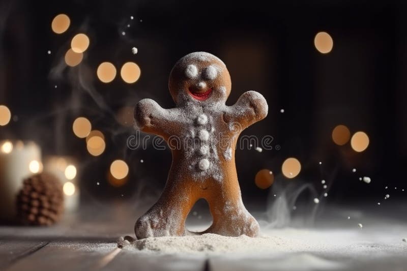 Dancing Gingerbread Man Stock Illustrations – 142 Dancing Gingerbread ...