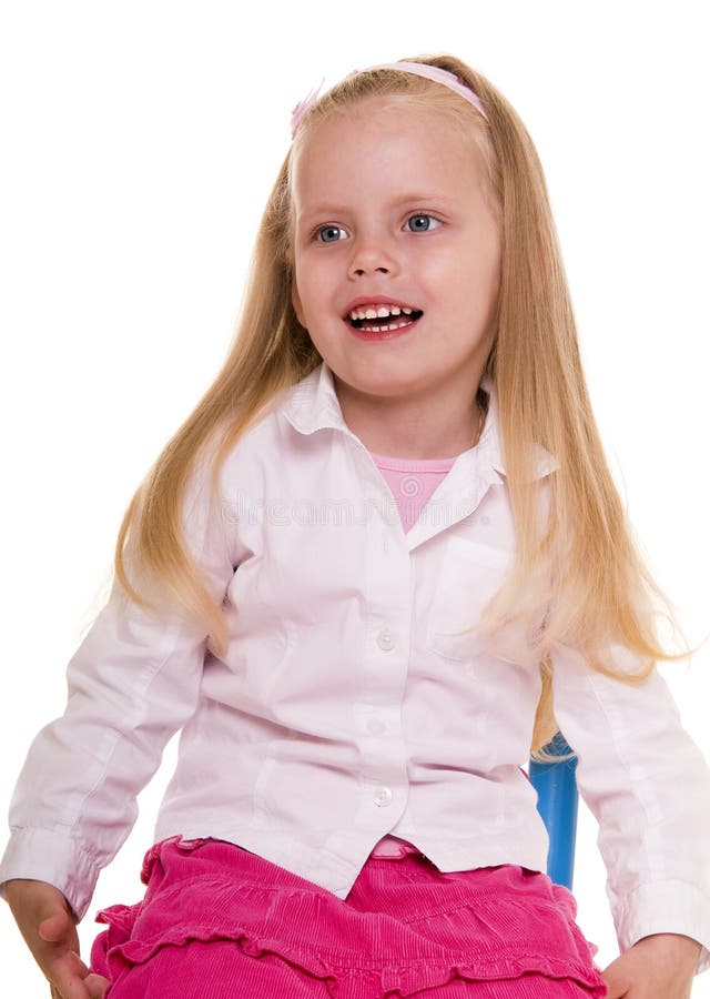 Happy girl. stock photo. Image of joyful, face, childhood - 10074514