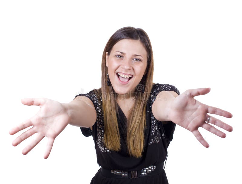 Happy girl stock image. Image of happiness, happy, amazing - 14338503