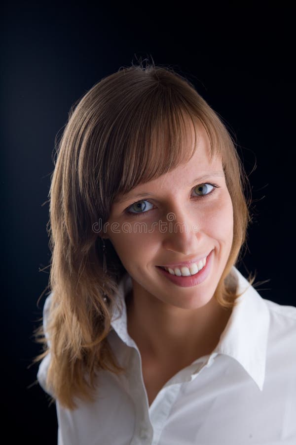 Happy girl stock image. Image of close, attractive, caucasian - 14619759