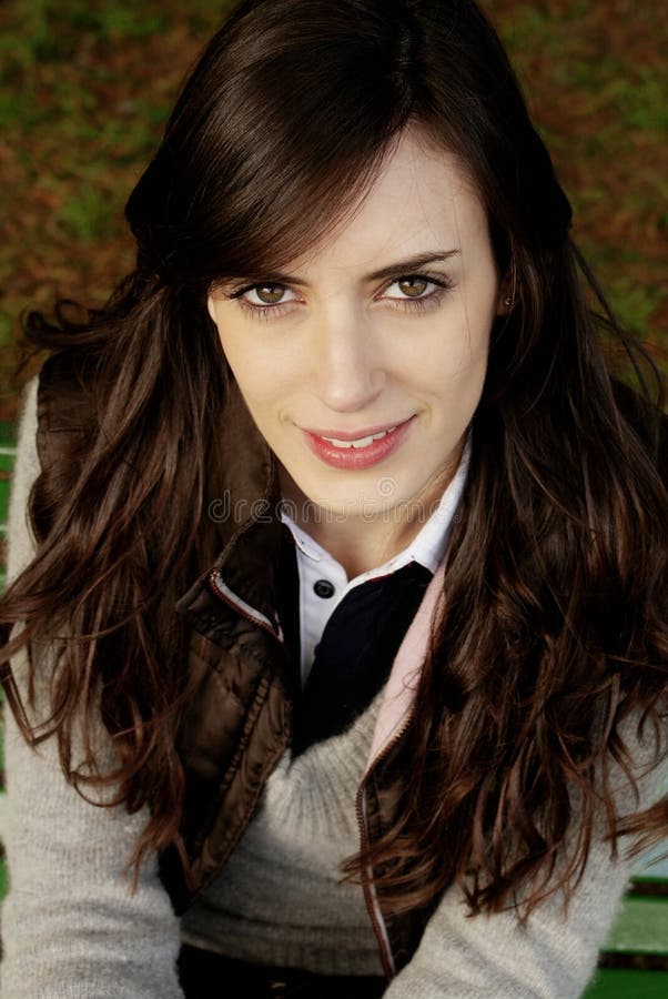 Happy Girl stock photo. Image of smile, female, camera - 15446654