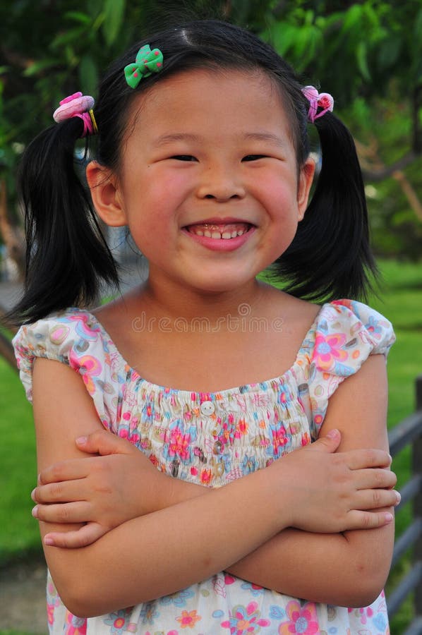 Happy girl stock photo. Image of smile, children, cute - 5514652