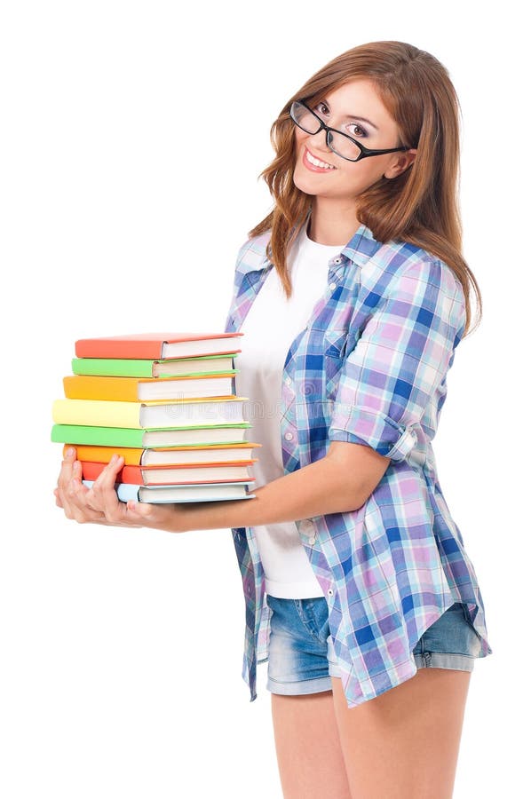 Girl with book stock photo. Image of girl, book, learning - 38181622