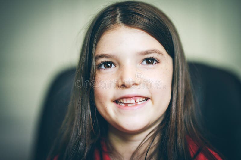 Happy girl close up stock photo. Image of girl, looking - 156264652