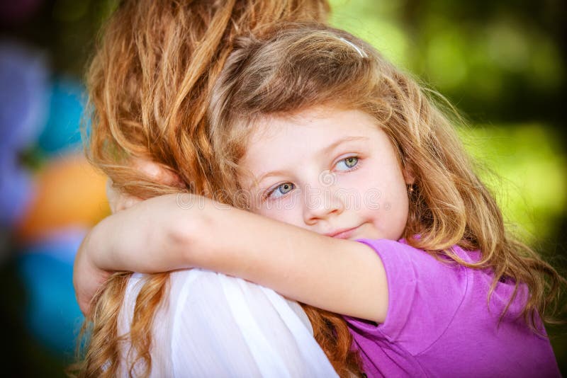 Happy Girl on Hands of Sister Stock Image - Image of childhood ...